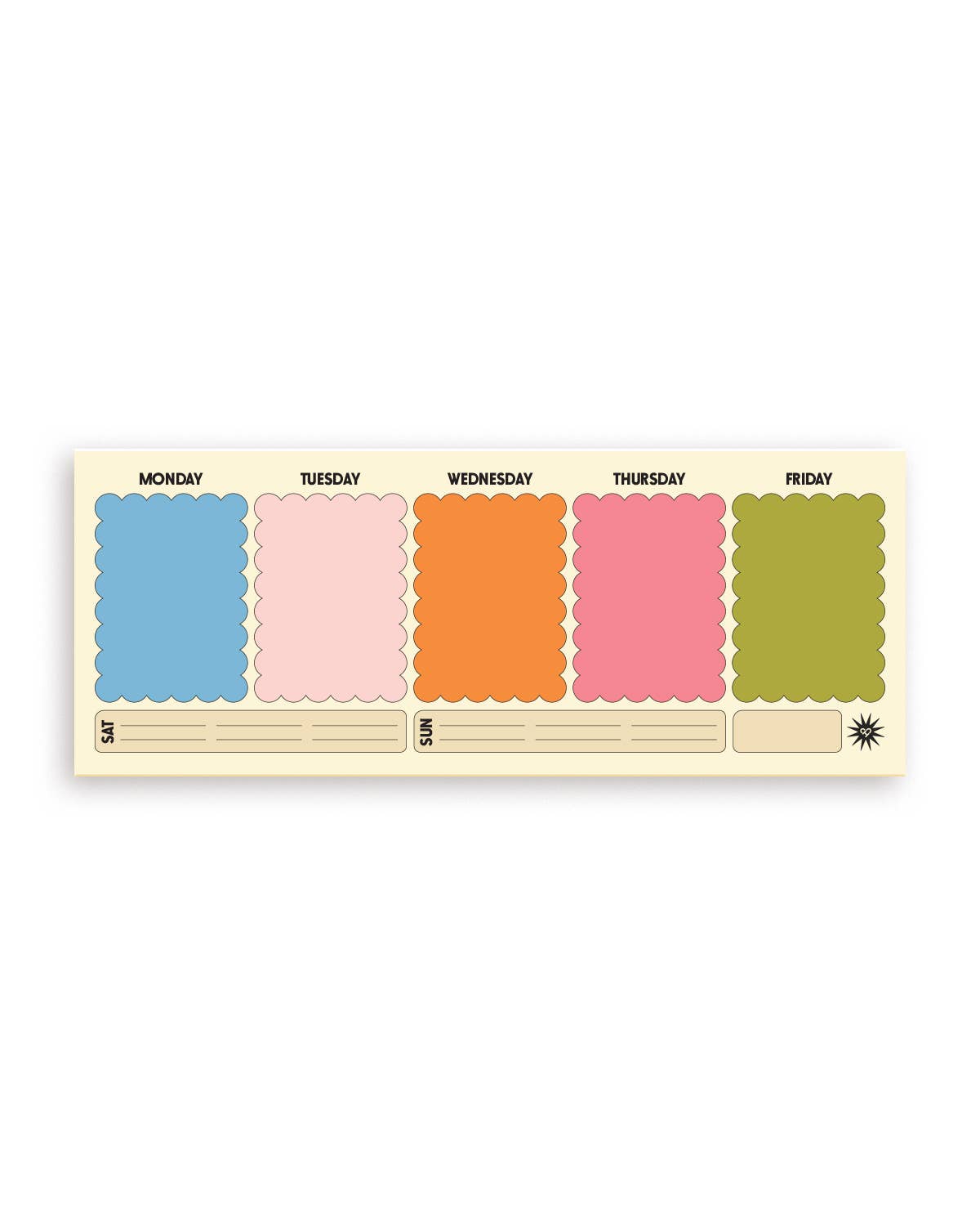 Weekly Pocket Planner Stationary Pad – The Nine's Boutique