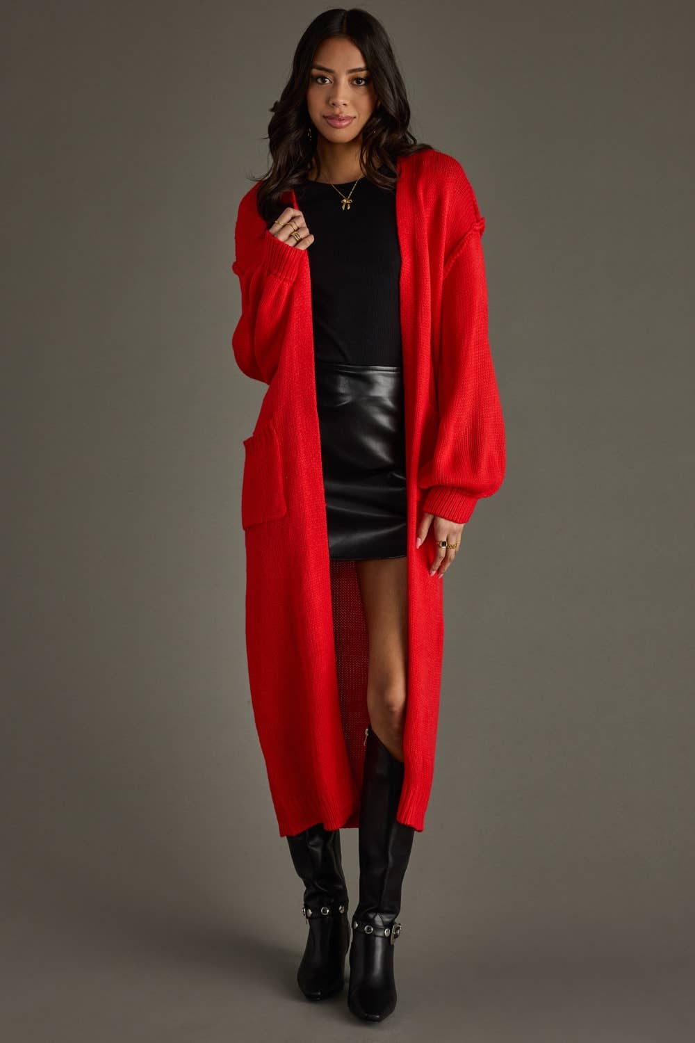 Red Duster Cardigan – The Nine's Boutique